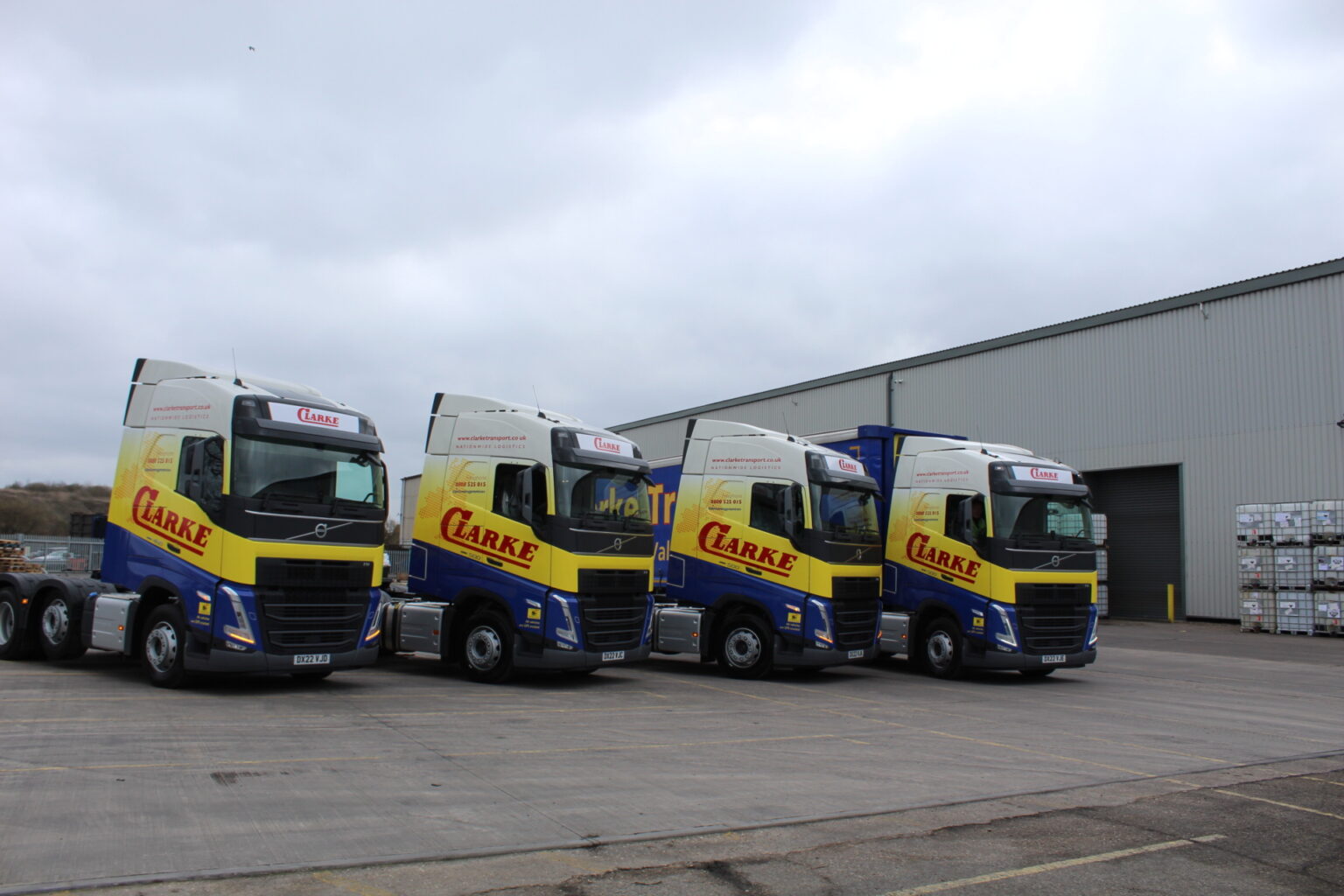 Reliable Logistics With Clarke Transport Own Basildon Depot Depot