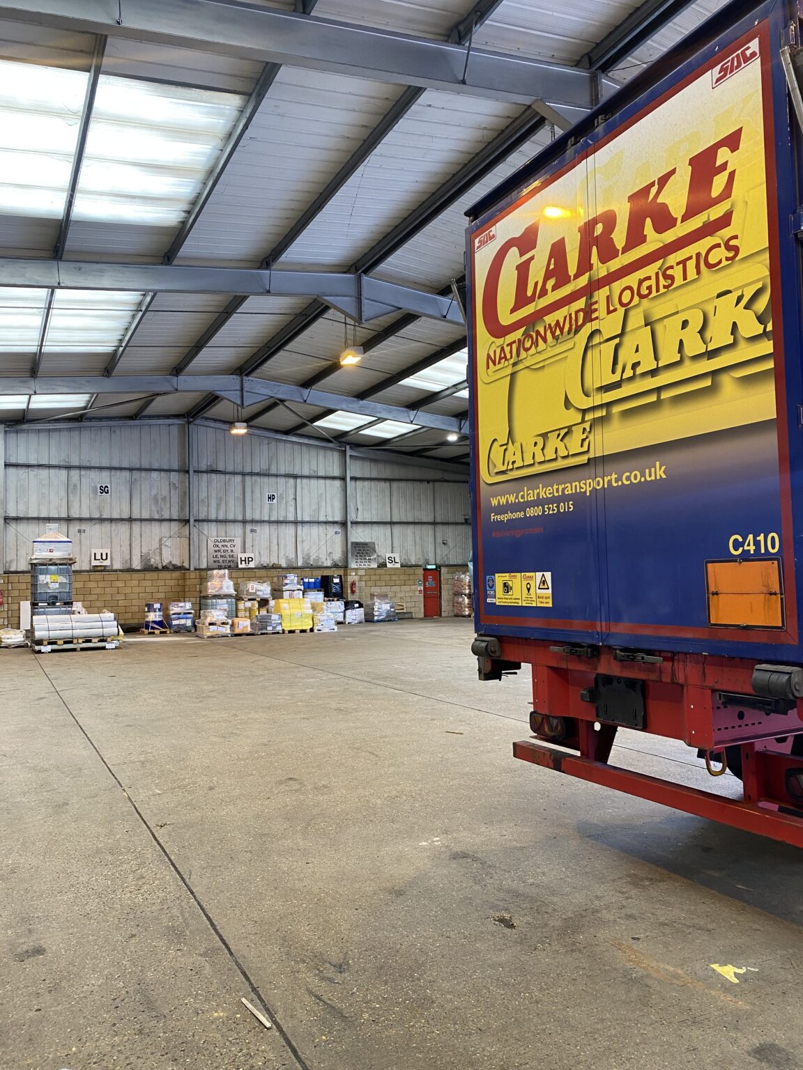 Reliable Logistics With Clarke Transport Own London Luton Depot