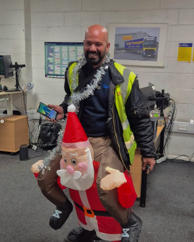 Spread Cheer With Christmas Jumper Day At Clarke Transport